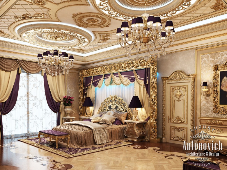 Master Bedroom For Luxury Royal Palaces Classical Interior